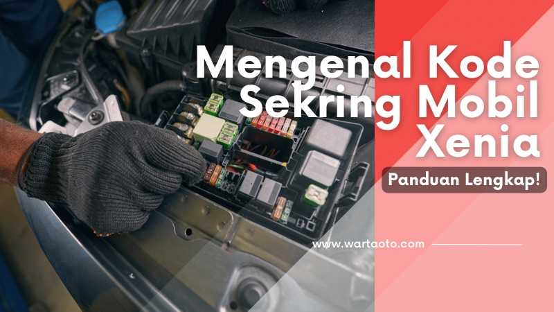 Mengenal Kode Sekring Mobil Xenia. Panduan Lengkap!
